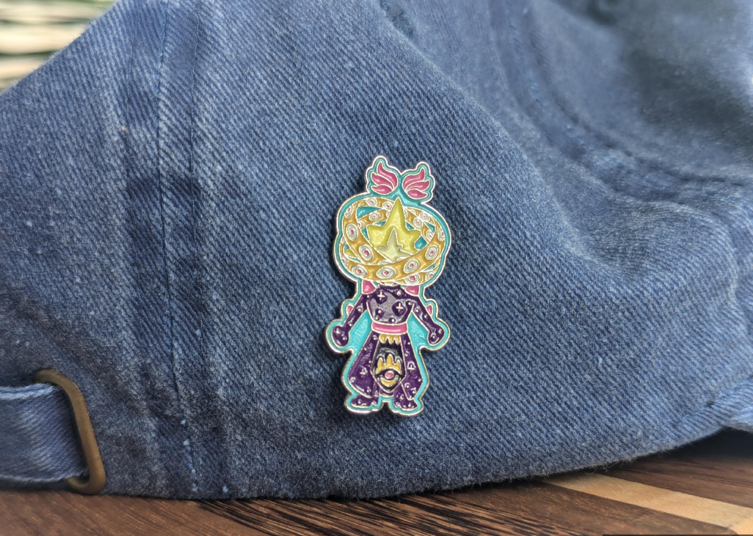 Aster Ophanim Angel Enamel Pin: Humanoid Throne Design - Etsy