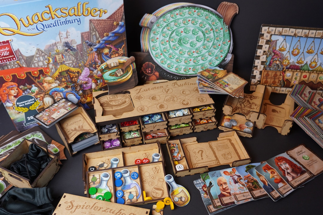 Quack of Quedlinburg Board Game Inlay Insert Organizer - Etsy