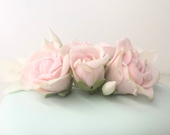 Sugar Roses, Cake Toppers, Sugar Flowers, Cake Decoration, Women Cake ...