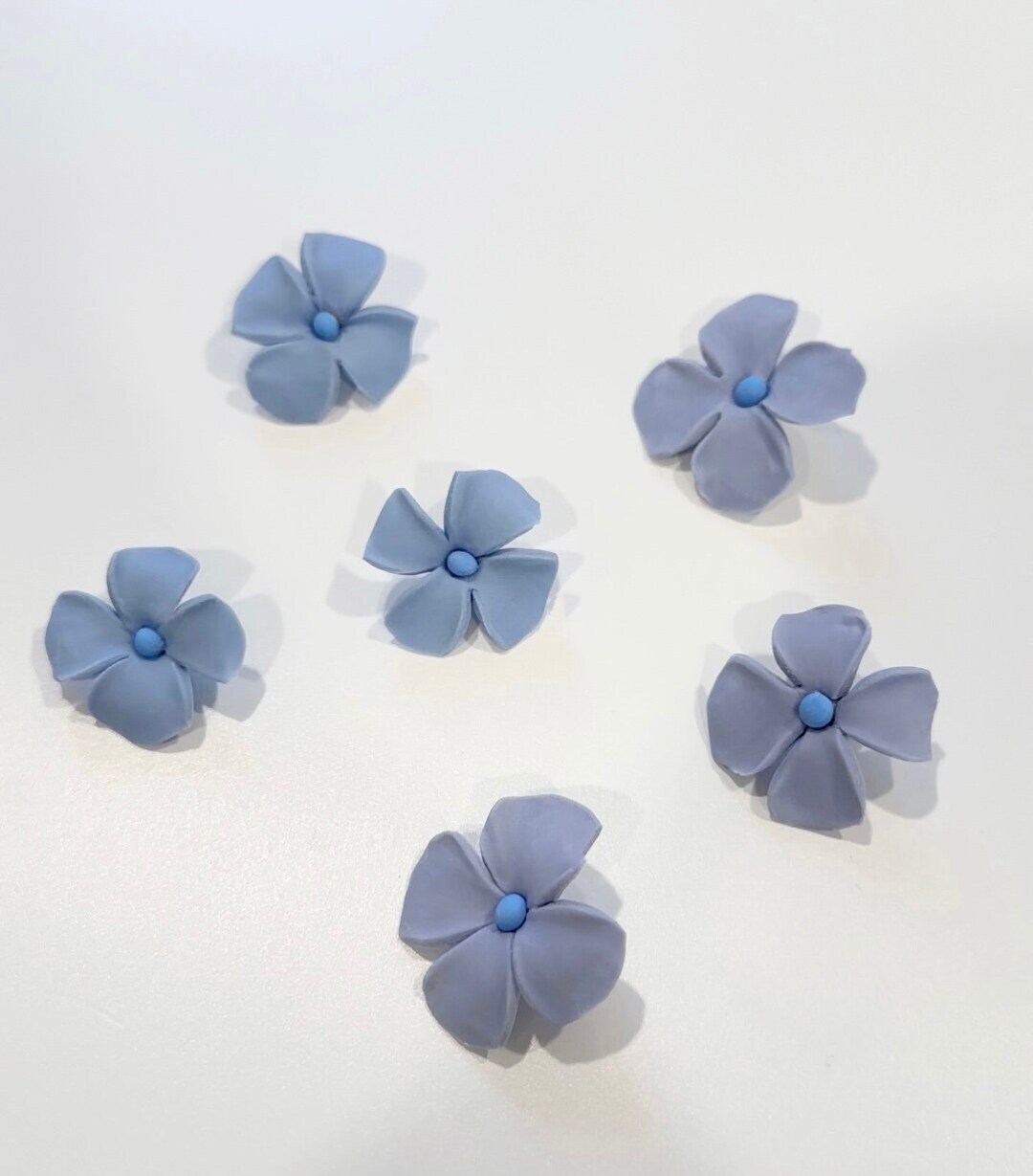 12 Sugar Flowers, Cake Topper, Sugar Toppers, Fondant Flowers, Women ...