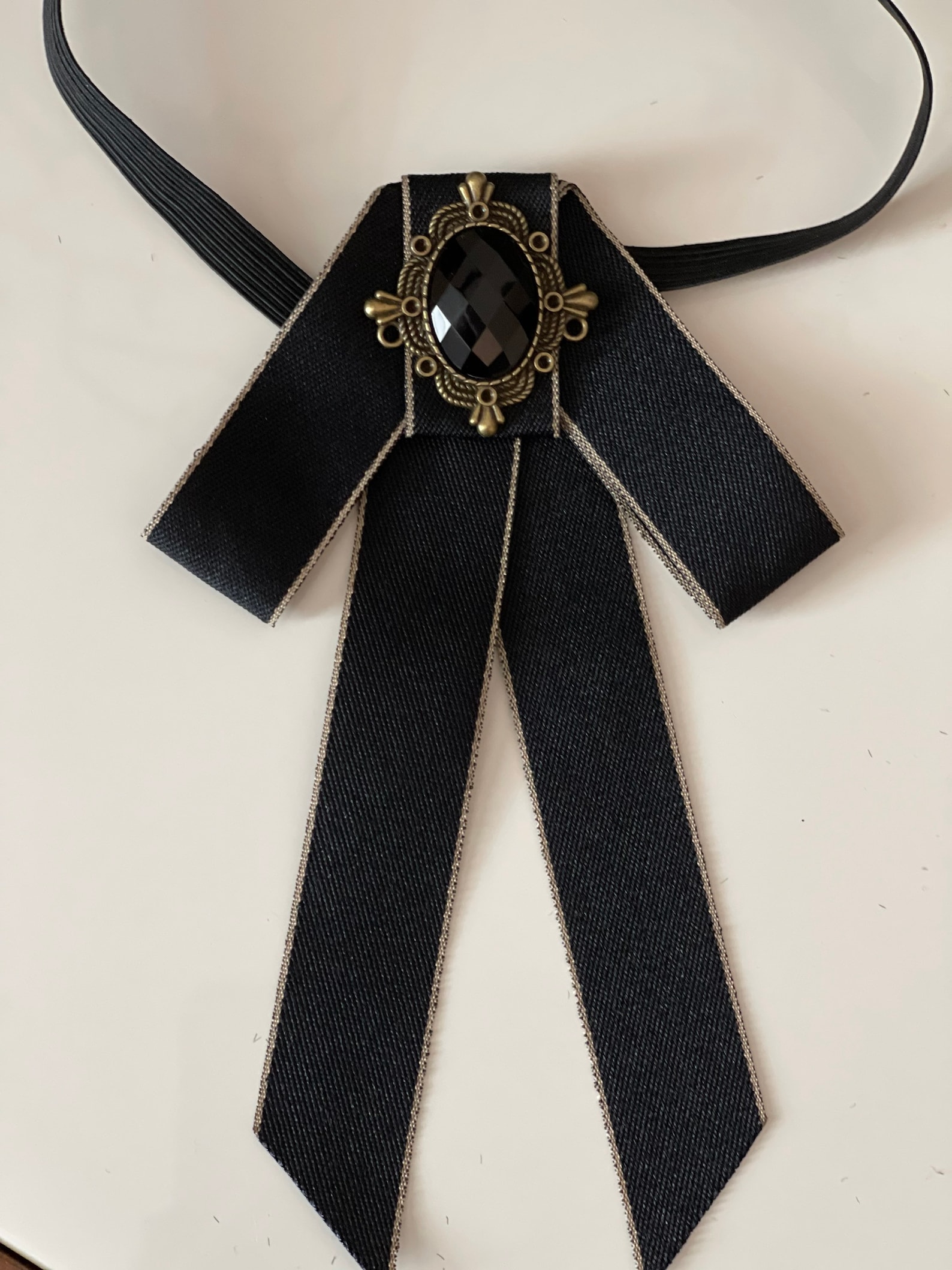 Victorian Style Girls Ribbon Bow Neckties School Girl Neckties | Etsy