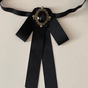 Victorian Style Girls Ribbon Bow Neckties School Girl Neckties - Etsy