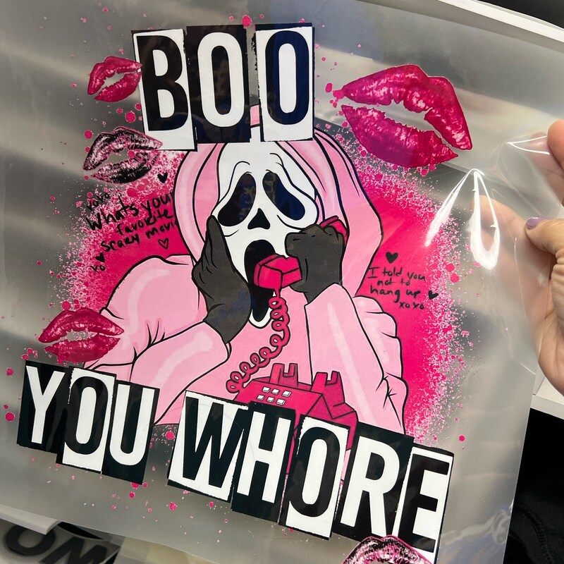 Ghostface Dtf Transfer - Etsy