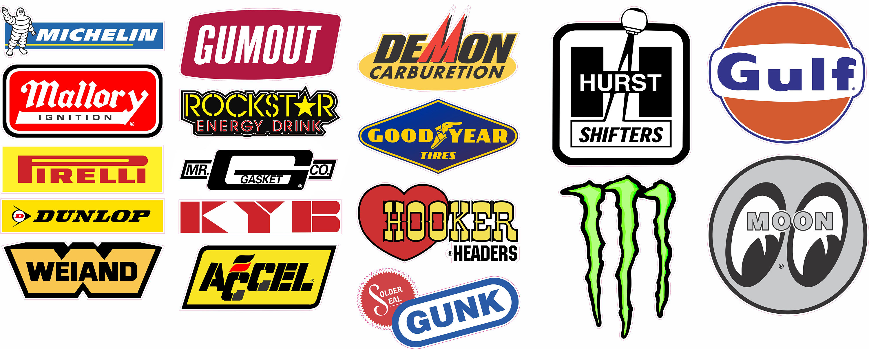 Racing Decals Stickers Drag Race NHRA Nascar Total of 18 - Etsy