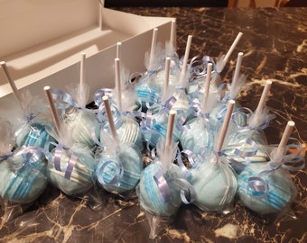 Blue Cake Pops | Etsy