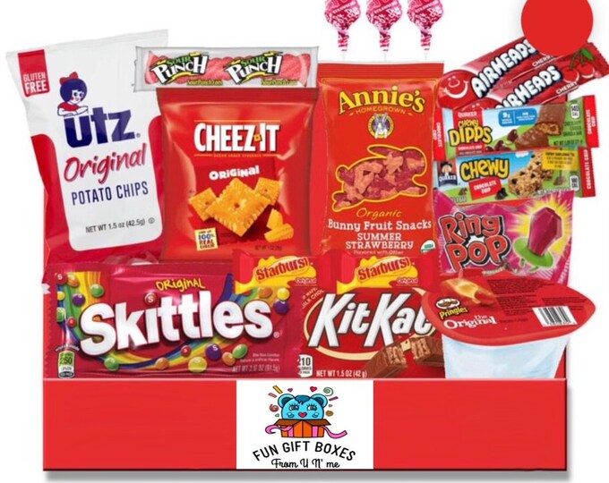 Color Coded Snack Box - Etsy