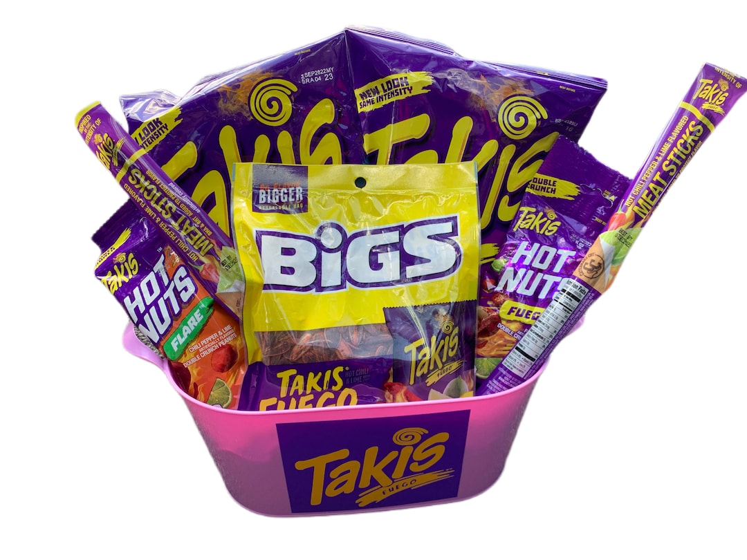 Takis Snack Gift, Care Package for College Students, Food Gift Basket ...
