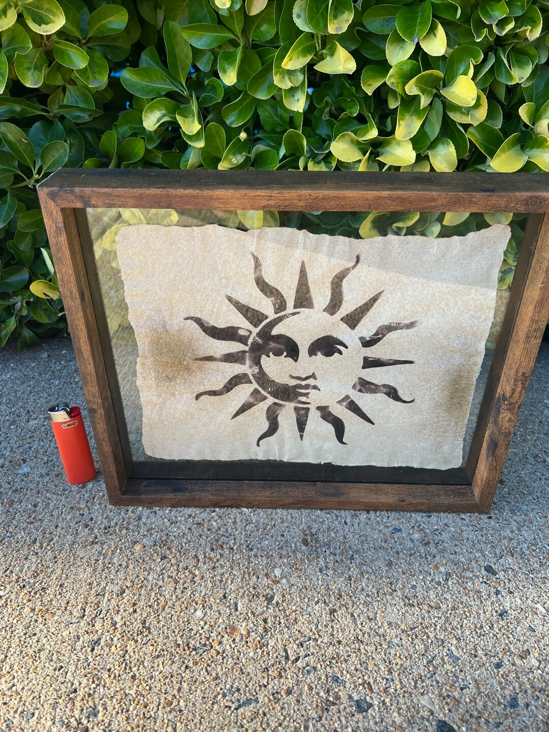 Spore Print Artwork Made With Mushroom Spores on Mushroom Paper - Etsy