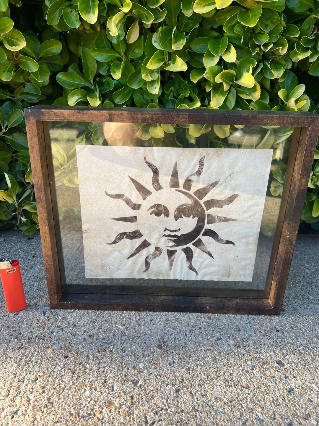 Spore Print Artwork Made With Mushroom Spores on Mushroom Paper - Etsy