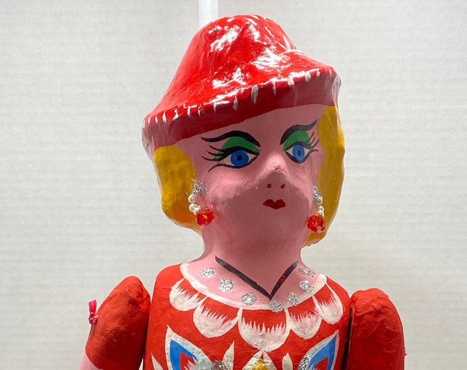 Paper Mache Doll / Muñeca De Carton - Etsy