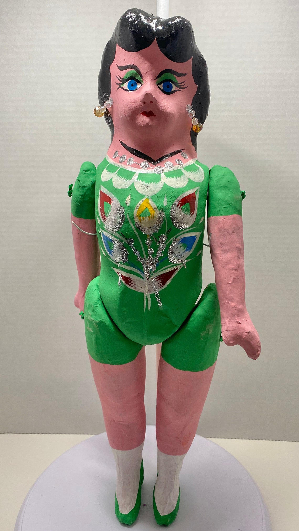 Paper Mache Doll / Muñeca De Carton - Etsy