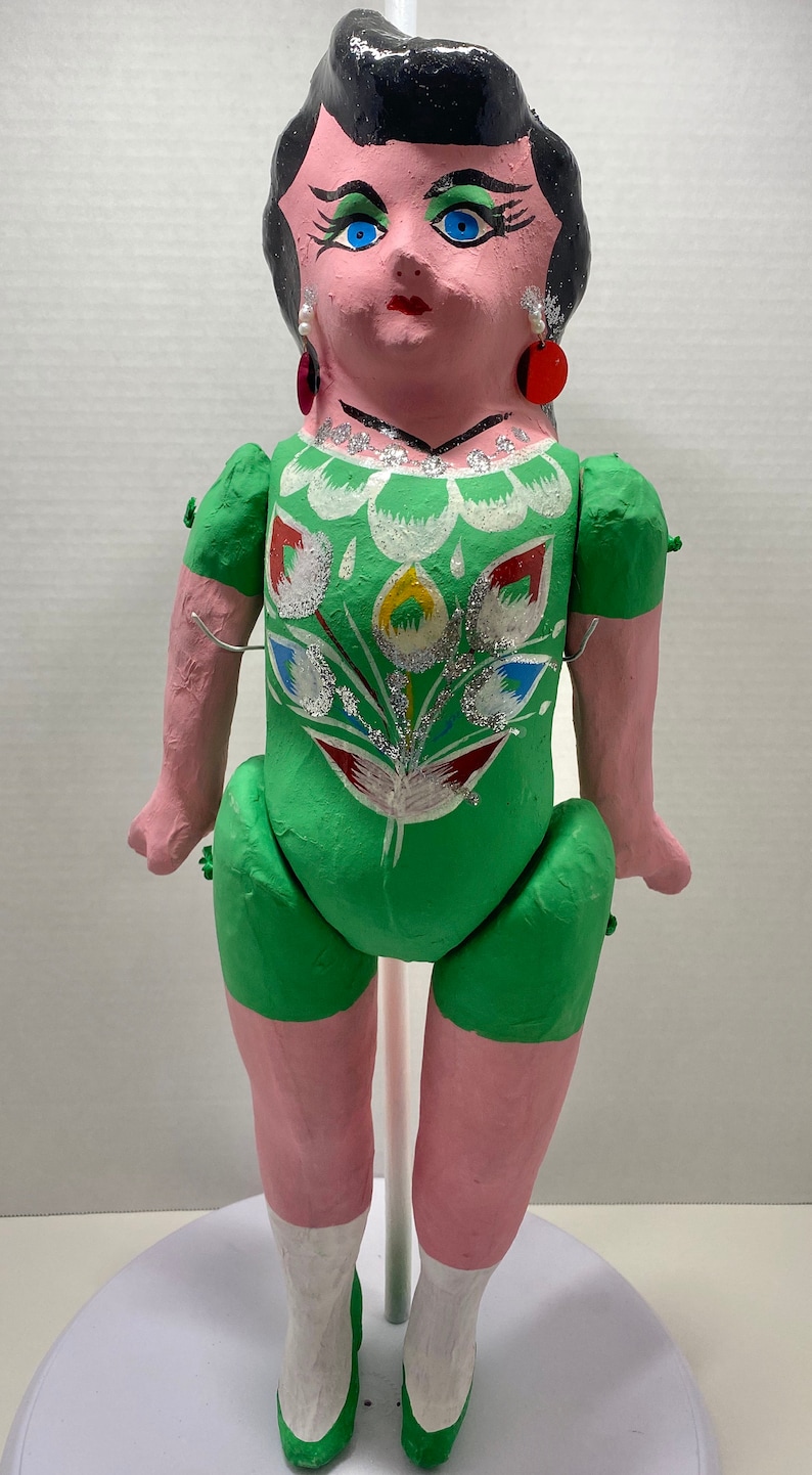 Paper Mache Doll / Muñeca De Carton - Etsy