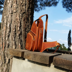 Side Backpack Digital Pattern _ Leather Backpack _ DIY Pattern _ PDF ...