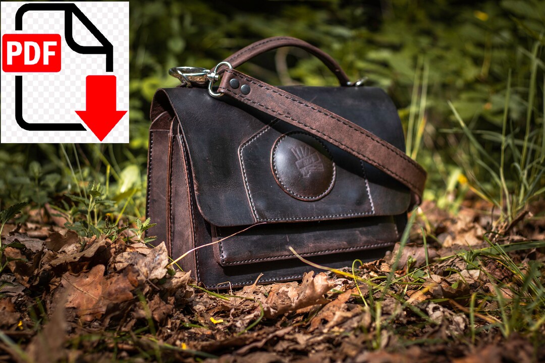 Top Handle Bag Digital Pattern _ Crossbody Leather Bag _ DIY Pattern ...