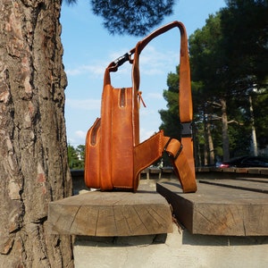 Side Backpack Digital Pattern _ Leather Backpack _ DIY Pattern _ PDF ...