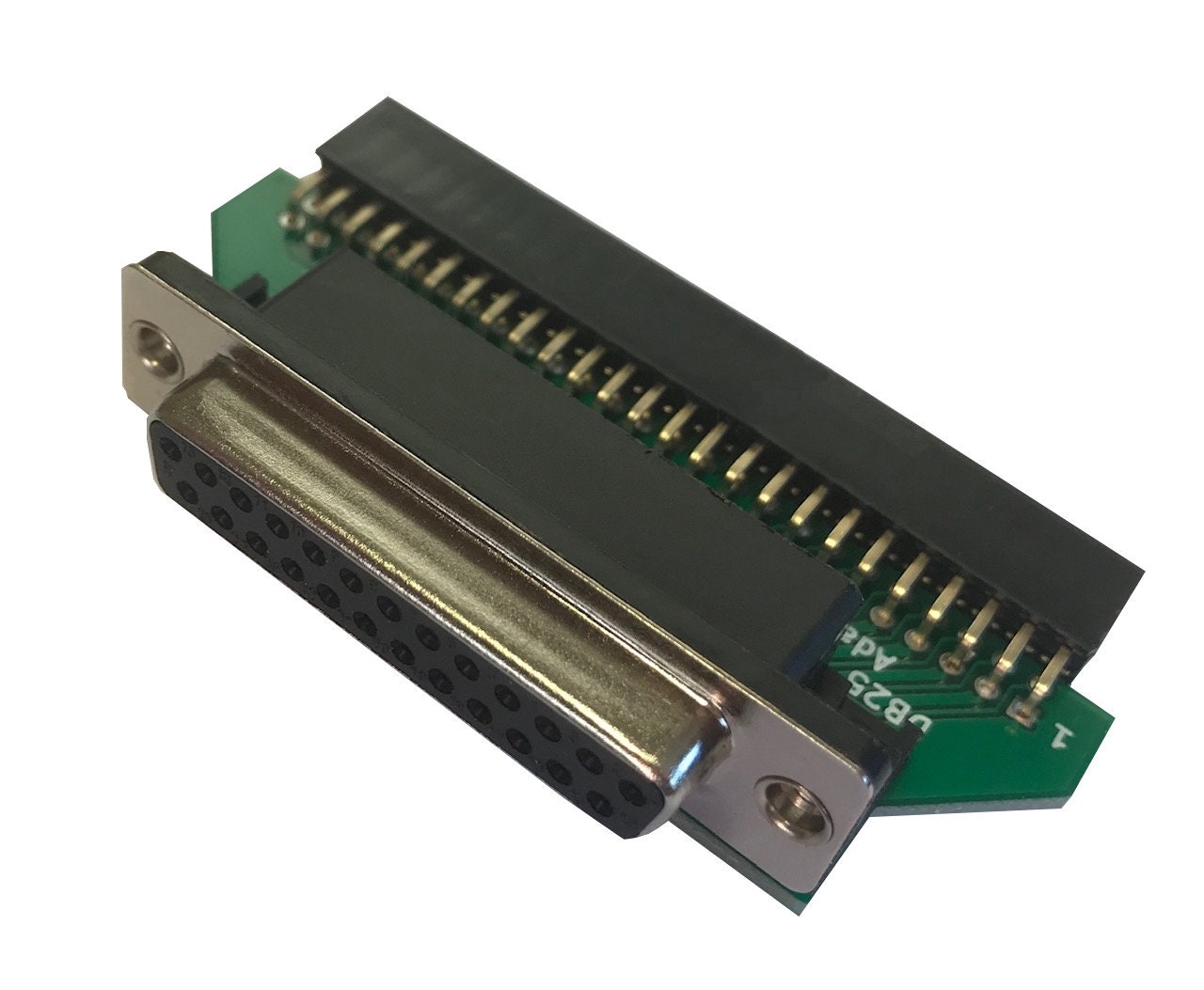 25-pin Female D-sub DB25 to 50 Pin Female IDC SCSI Adapter New Supplied ...