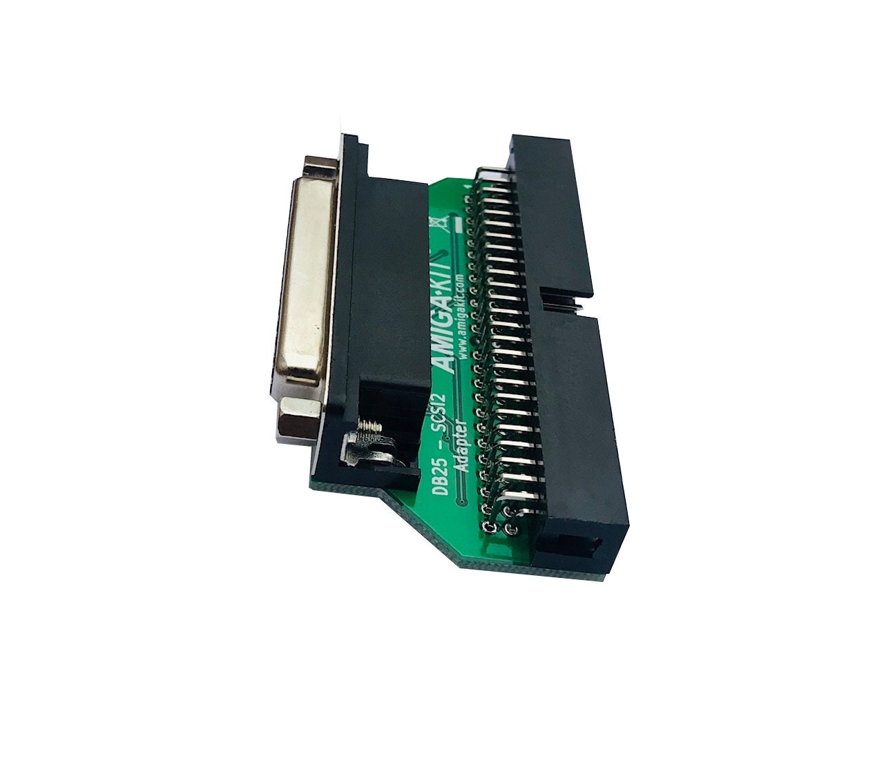 25-pin Female D-sub DB25 to 50 Pin Male IDC SCSI Adapter New Supplied ...