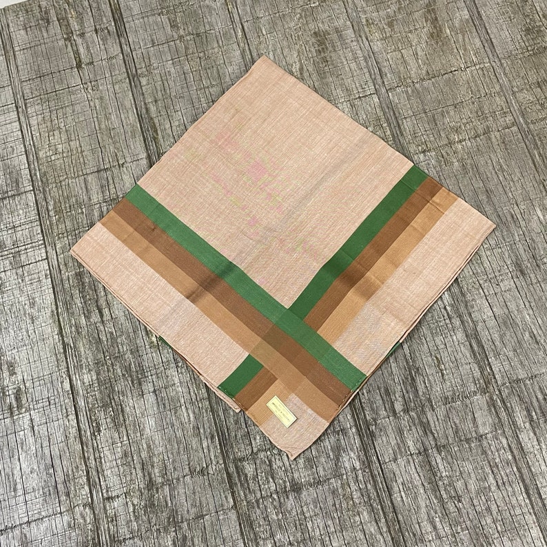 Vintage Mens Handkerchief WWII Impression Pocket Hankie Cotton WW2 Re ...