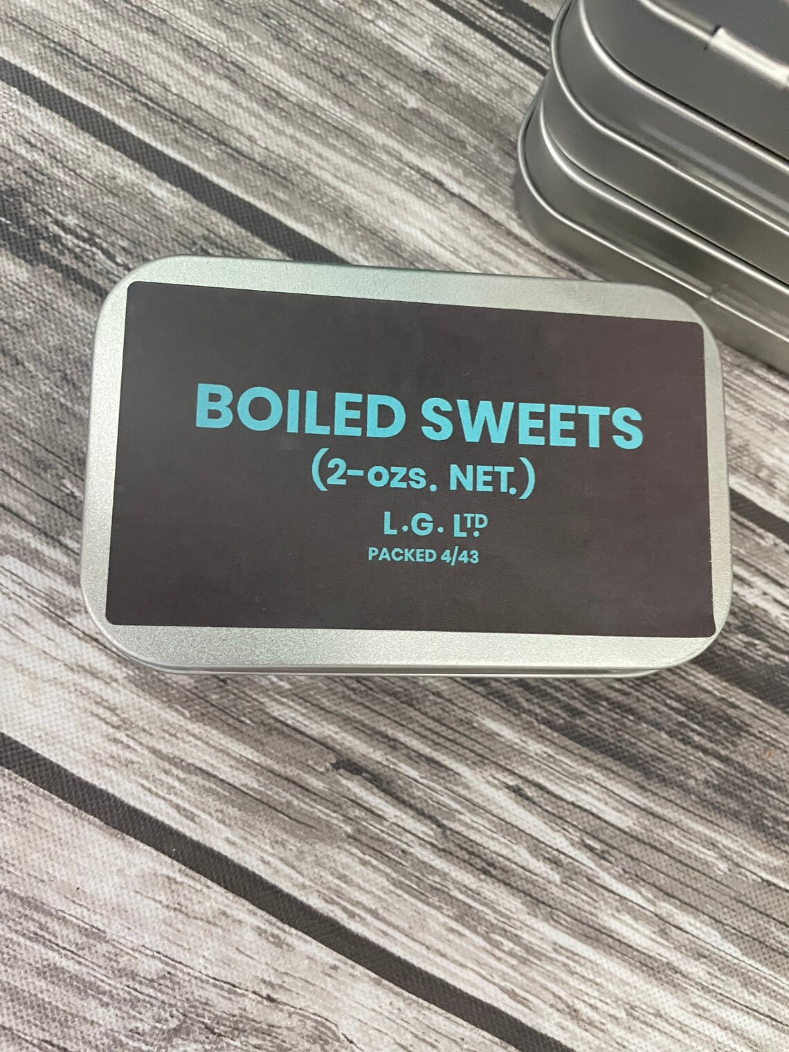 WW2 British Ration Tin of Boiled Sweets WWII Fruit Candy English WWII ...