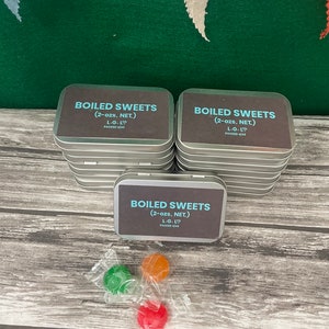 WW2 British Ration Tin of Boiled Sweets WWII Fruit Candy English WWII ...