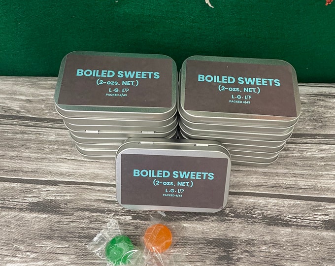 WW2 British Ration Tin of Boiled Sweets WWII Fruit Candy English WWII ...