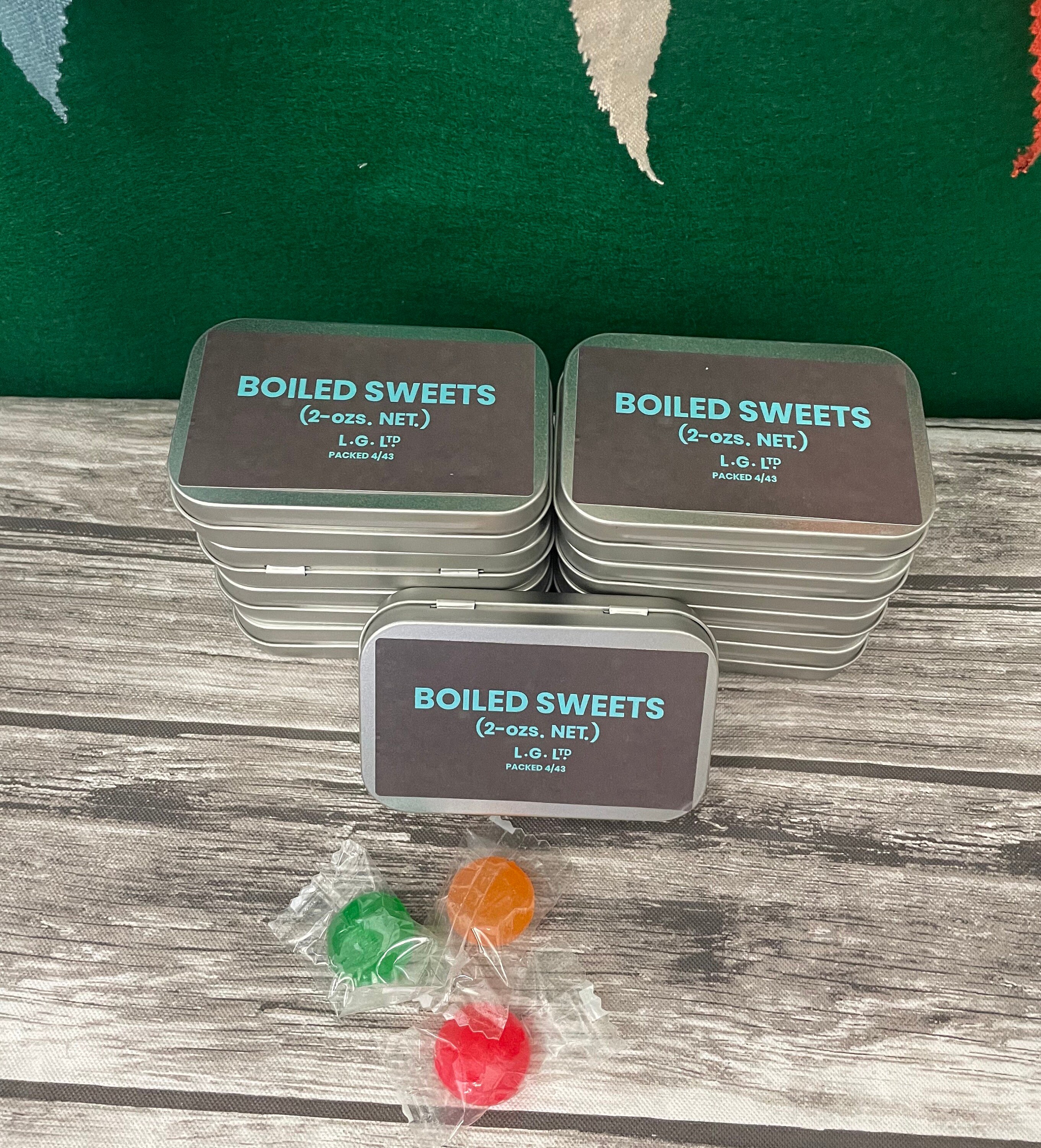 WW2 British Ration Tin of Boiled Sweets WWII Fruit Candy English WWII ...