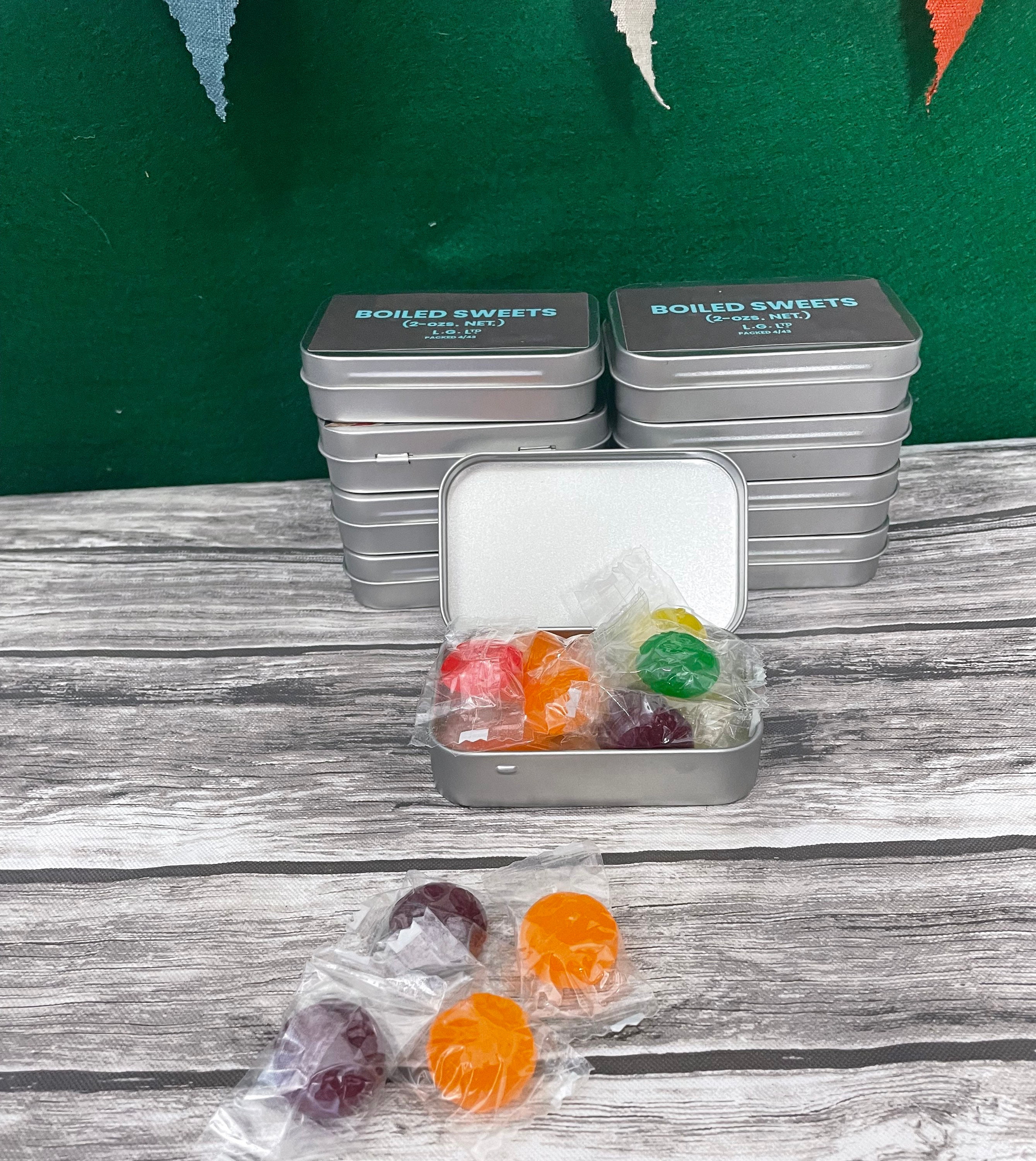 WW2 British Ration Tin of Boiled Sweets WWII Fruit Candy English WWII ...