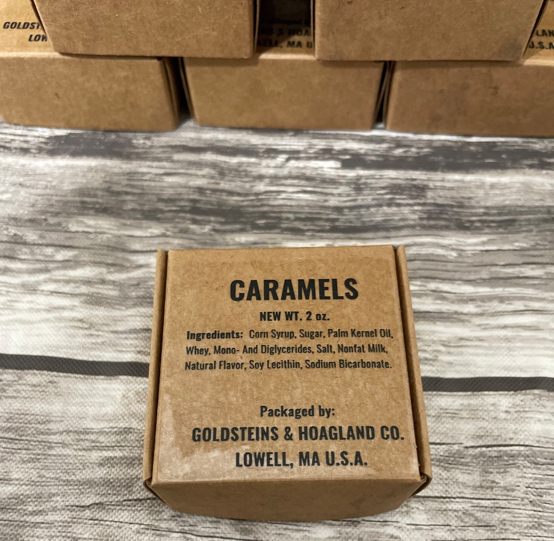 WWII Reproduction Ration Caramel Box WW2 Candy Repro 1940's Ration Kit ...