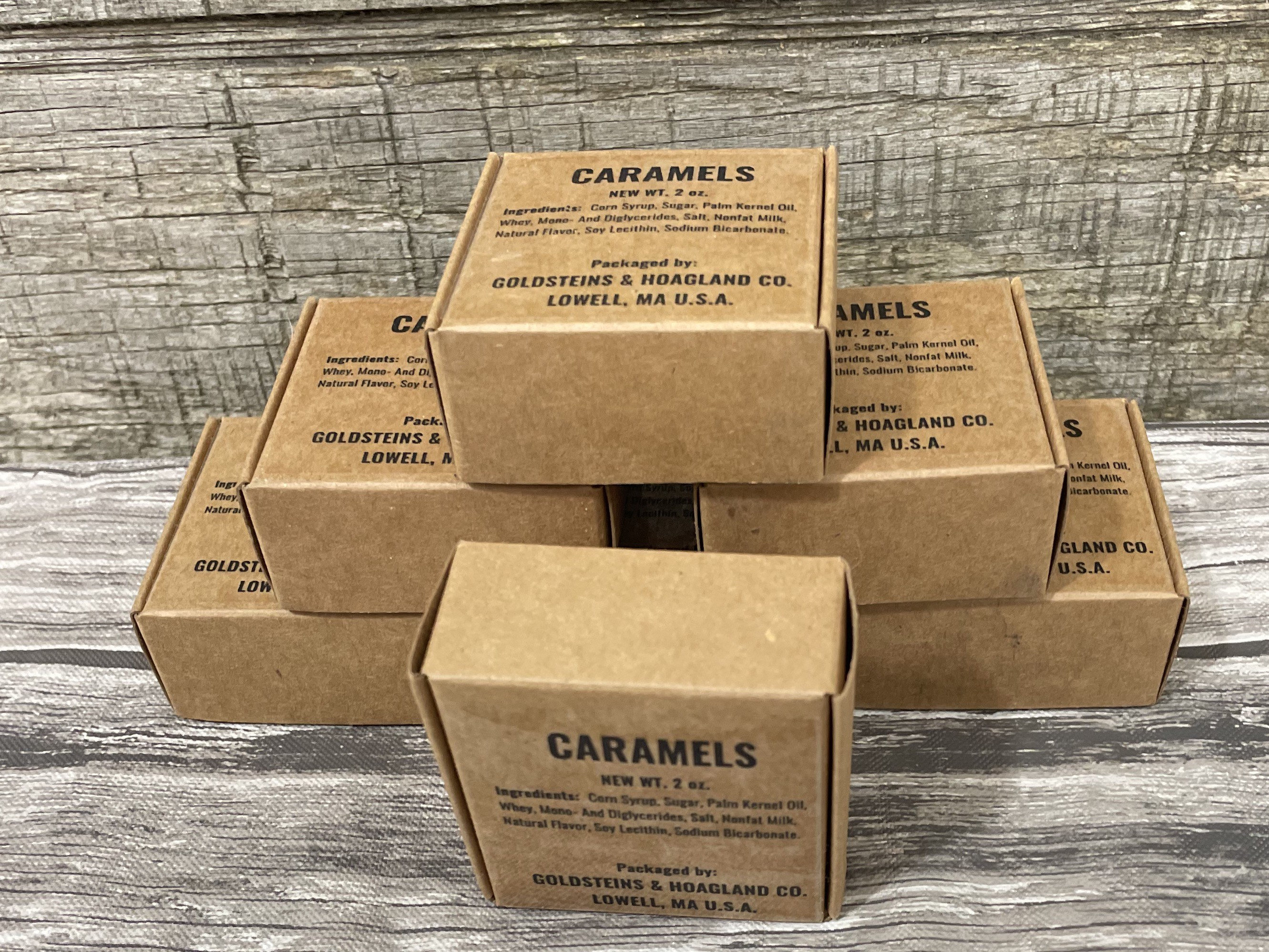 WWII Reproduction Ration Caramel Box WW2 Candy Repro 1940's Ration Kit ...