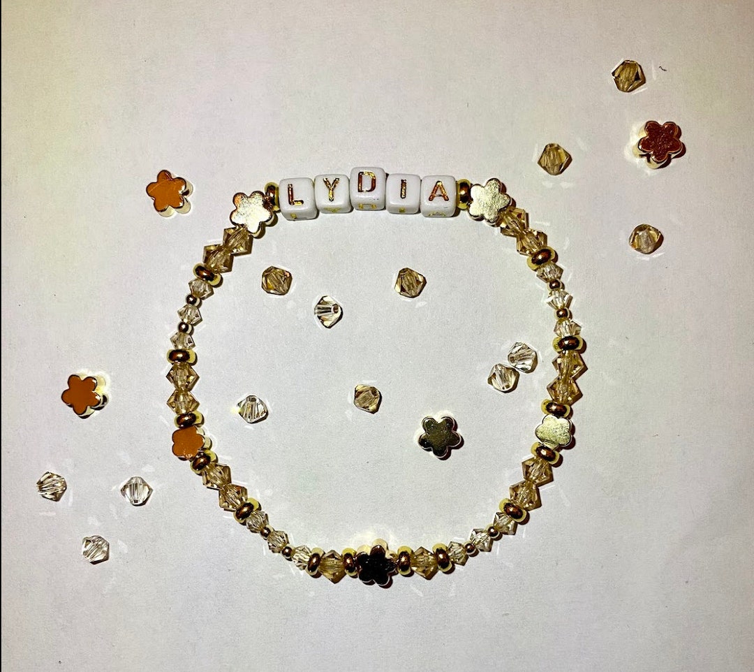 Lydia Name Bracelet - Etsy