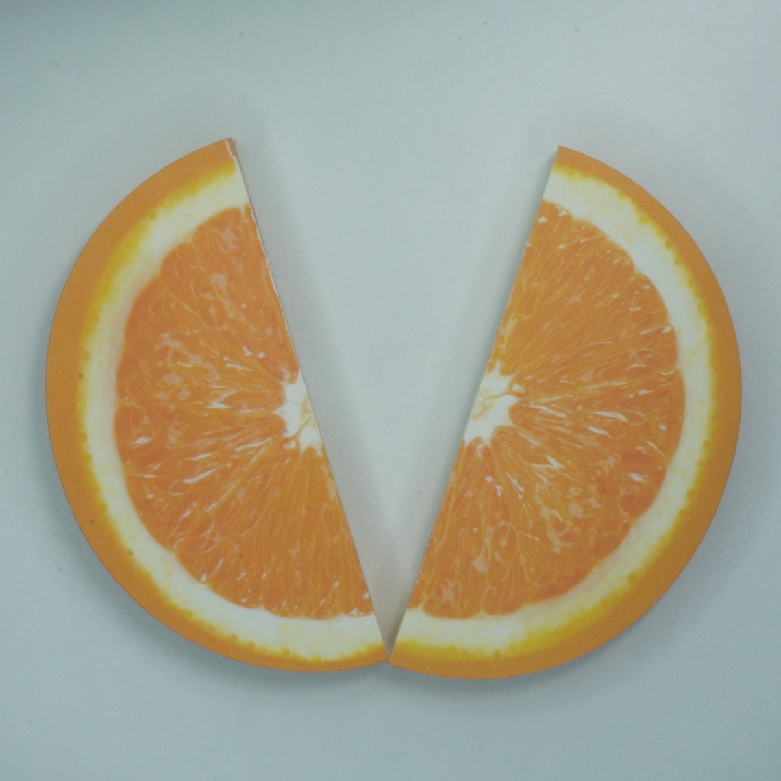 3D Fruit（orange）fruit Sticky Notes Memo Pads for School Office Kids ...