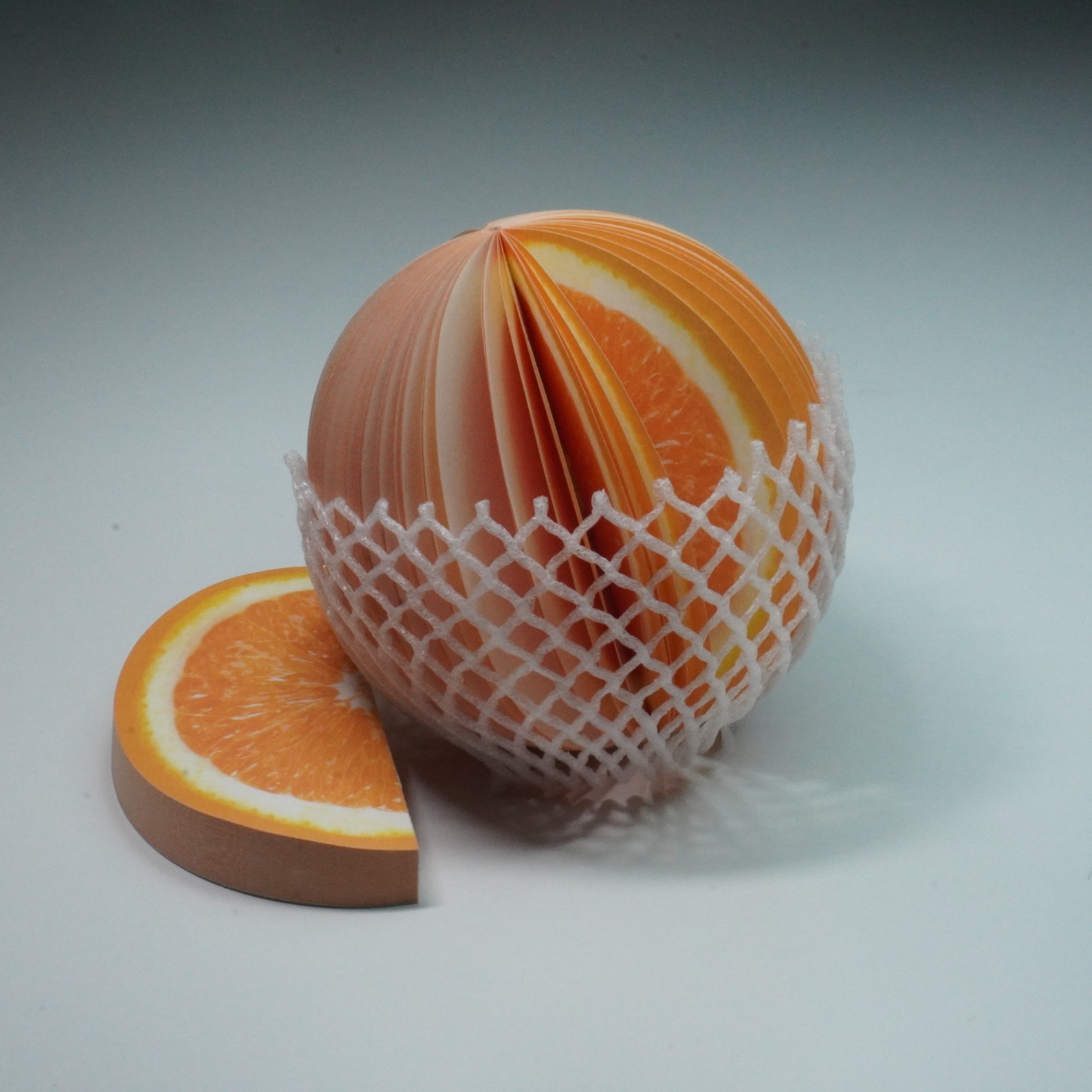 3D Fruit（orange）fruit Sticky Notes Memo Pads for School Office Kids ...