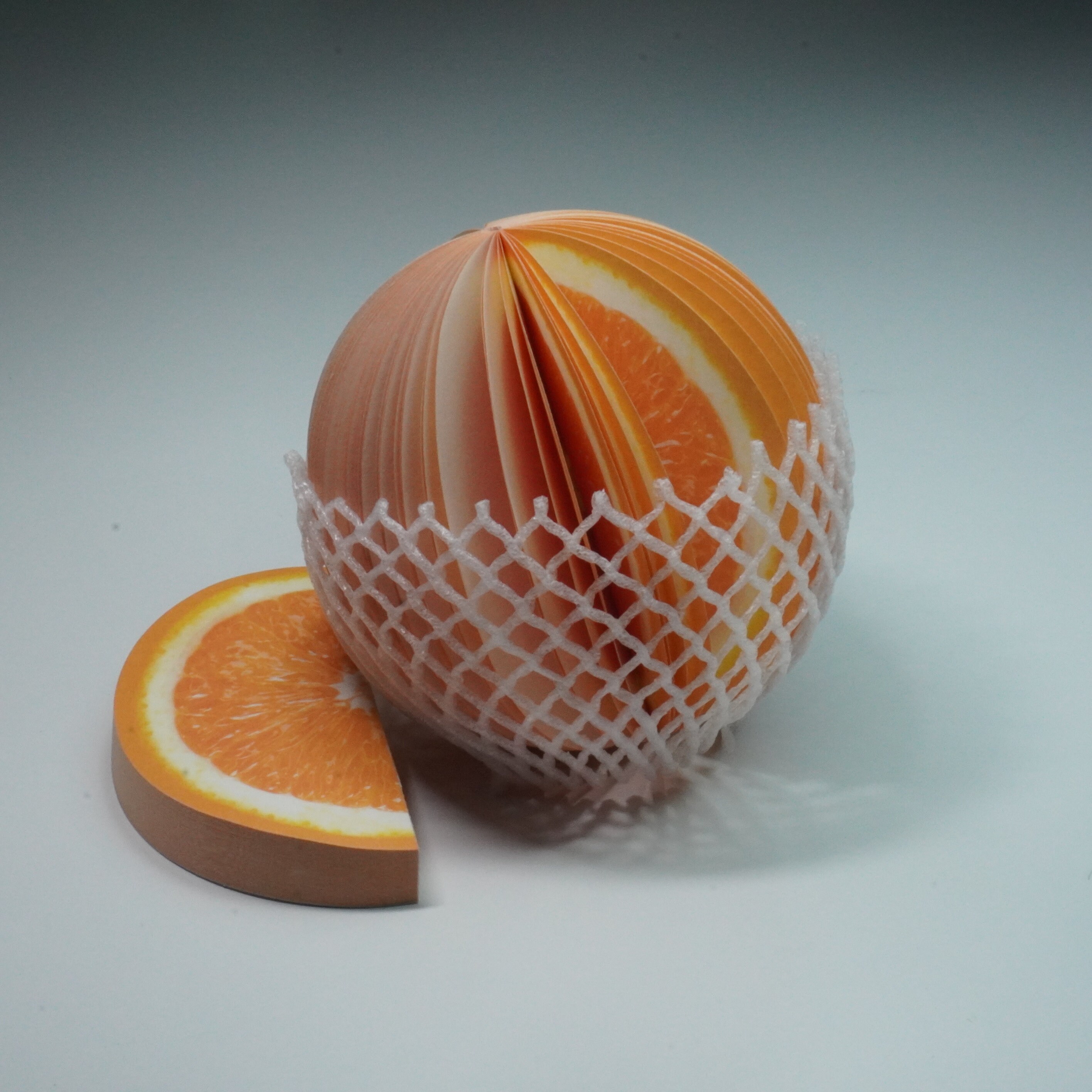 3D Fruit（orange）fruit Sticky Notes Memo Pads for School Office Kids ...