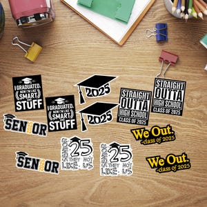 2025 Graduation Stickers or Magnets, Graduation Gift, Class of 2025 ...