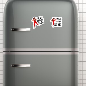 Sally O'malley 50th Birthday Sticker or Magnet: SNL Gag Gift - Etsy