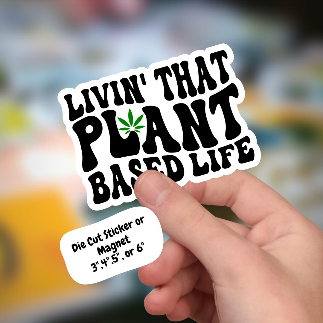 Funny Cannabis Die Cut Sticker/magnet, Mary Jane Stickers, Mary Jane ...