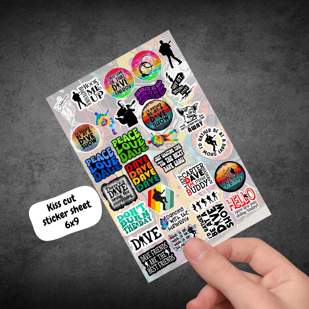 Dave Sticker Sheet: Dave Fan Art - Etsy