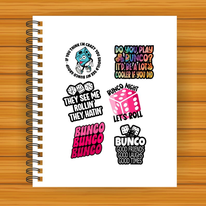 Funny Bunco Magnets & Stickers - Party Favors, Prize Set of 12 - Etsy