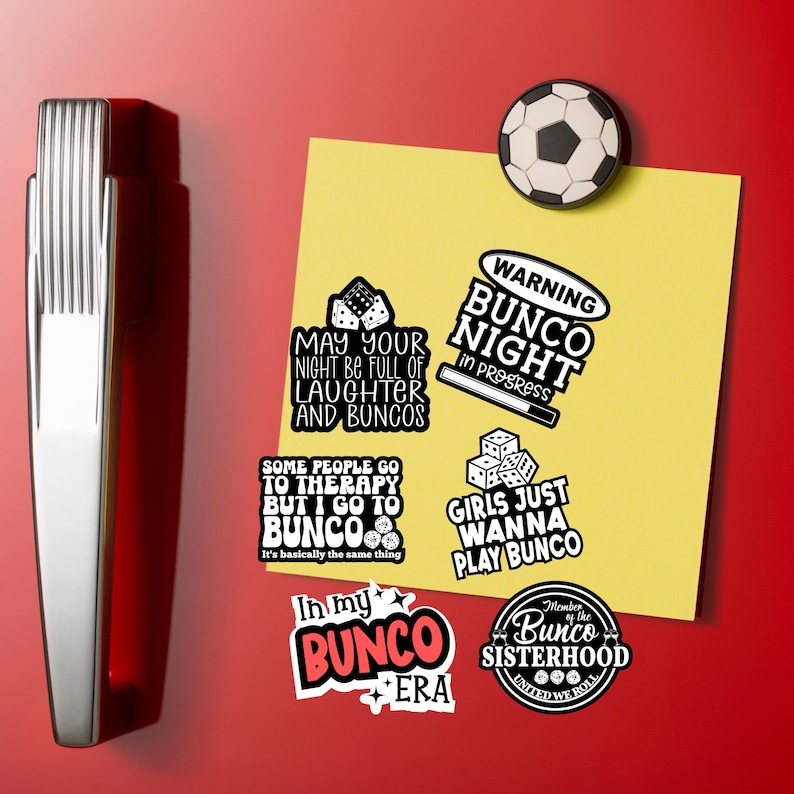 Funny Bunco Magnets & Stickers - Party Favors, Prize Set of 12 - Etsy
