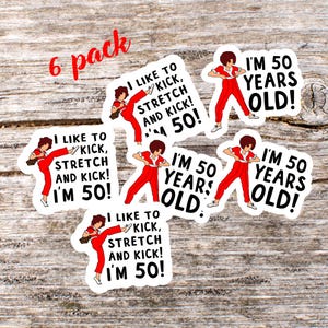 Sally O'malley 50th Birthday Sticker Pack - SNL Skit - Etsy