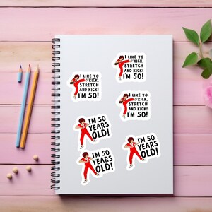 Sally O'malley 50th Birthday Sticker Pack - SNL Skit - Etsy