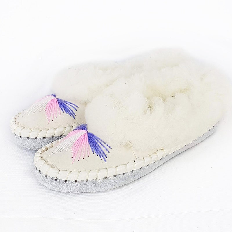 Embroidered Slippers - Etsy