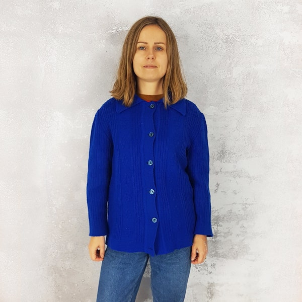 Royal Blue Cardigan - Etsy