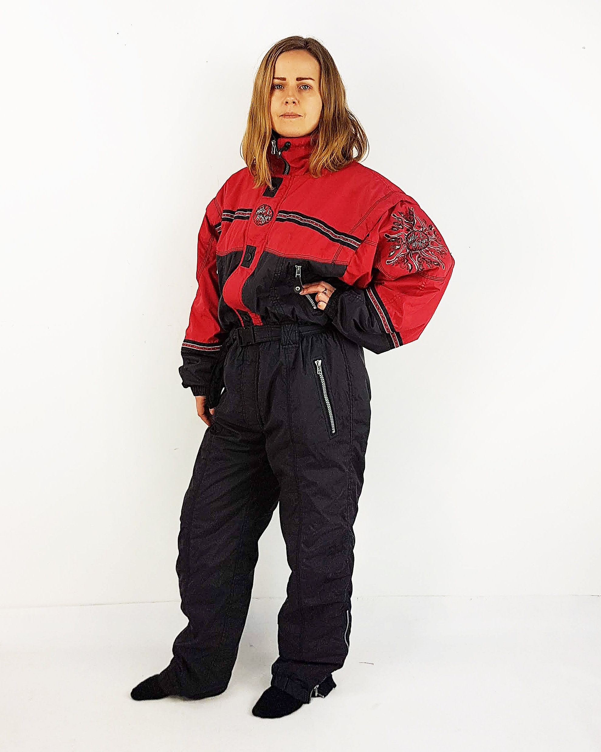 Killtec Ski Jumpsuit 80's Ski Suit Size M Red Vintage - Etsy