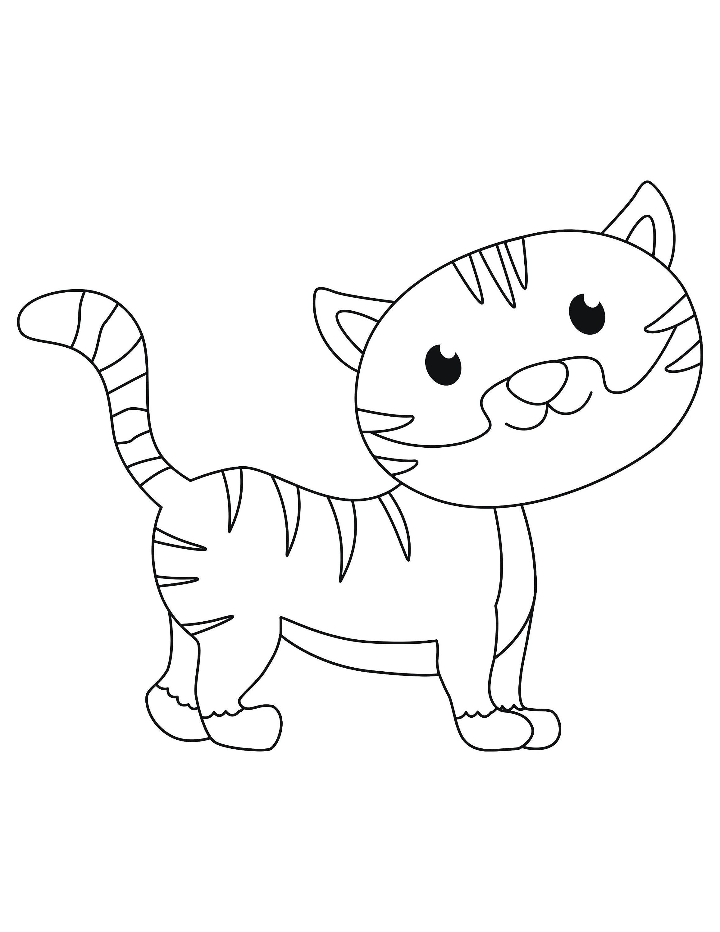 Basic Coloring Book for Kids 8 Pages - Etsy