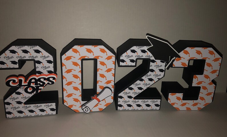 2023 Graduation 3D Number Party Décor - Etsy