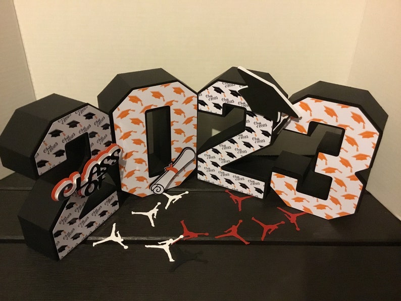 2023 Graduation 3D Number Party Décor - Etsy