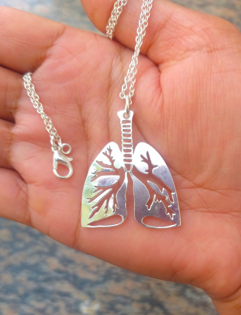 Kidney Silver Plated Pendant, Human Organ Jewelry, Gifts for Her ...