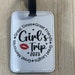 Girls Trip Luggage Tag - Etsy