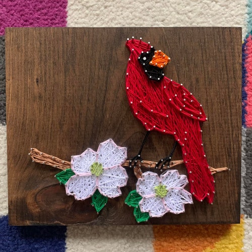 DIY Heart Paw Print String Art Craft Kit Pet Lover String - Etsy